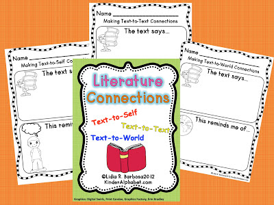 Literature Connections - Kinder Alphabet