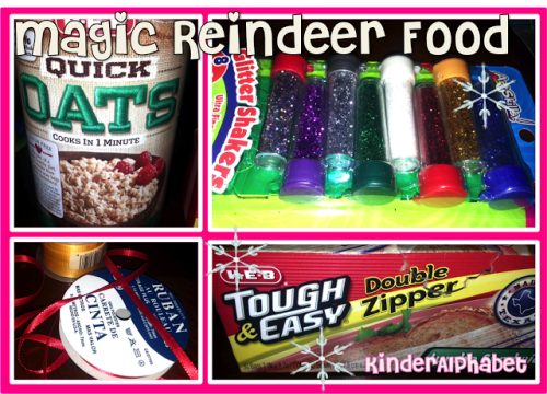 Magic Reindeer Food Freebie - Kinder Alphabet