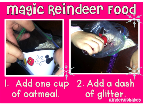 Magic Reindeer Food Freebie - Kinder Alphabet