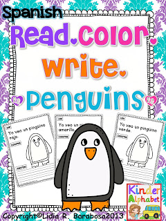 Free Penguin Printables for Reading and Math - Kinder Alphabet