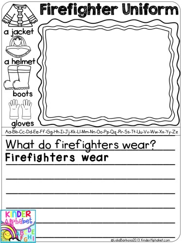 Thematic Journals for October- Differentiated - Kinder Alphabet