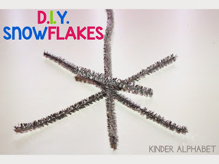 How to Make a Snowflake - Kinder Alphabet