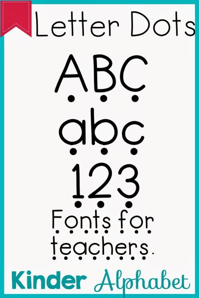 Phonics Fonts for Teachers Update - Kinder Alphabet
