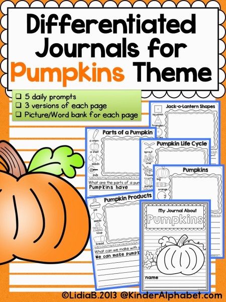 Journals | Thematic Journals | Kinder Alphabet