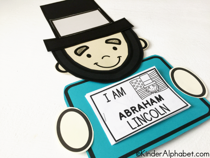 George Washington and Abraham Lincoln Crafts - Kinder Alphabet