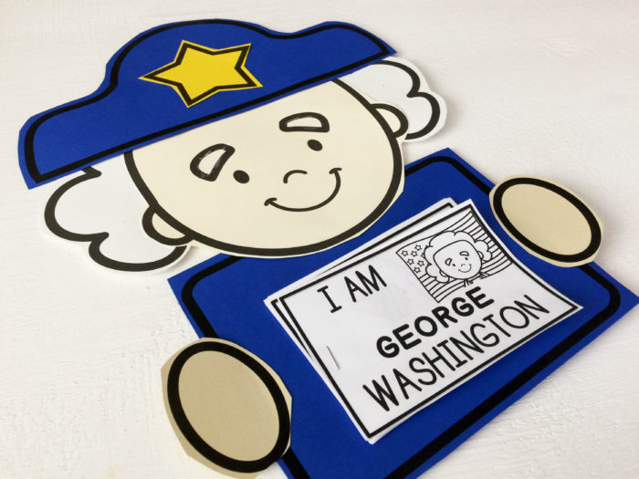 George Washington and Abraham Lincoln Crafts - Kinder Alphabet